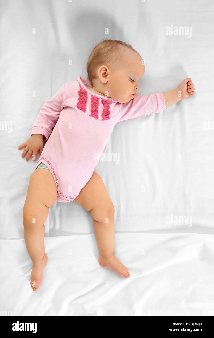 Sleeping cute baby Stock Photo - Alamy