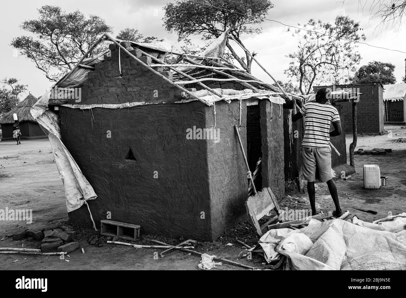 Morobi, Bidibidi, refugee camp, Uganda Stock Photo - Alamy