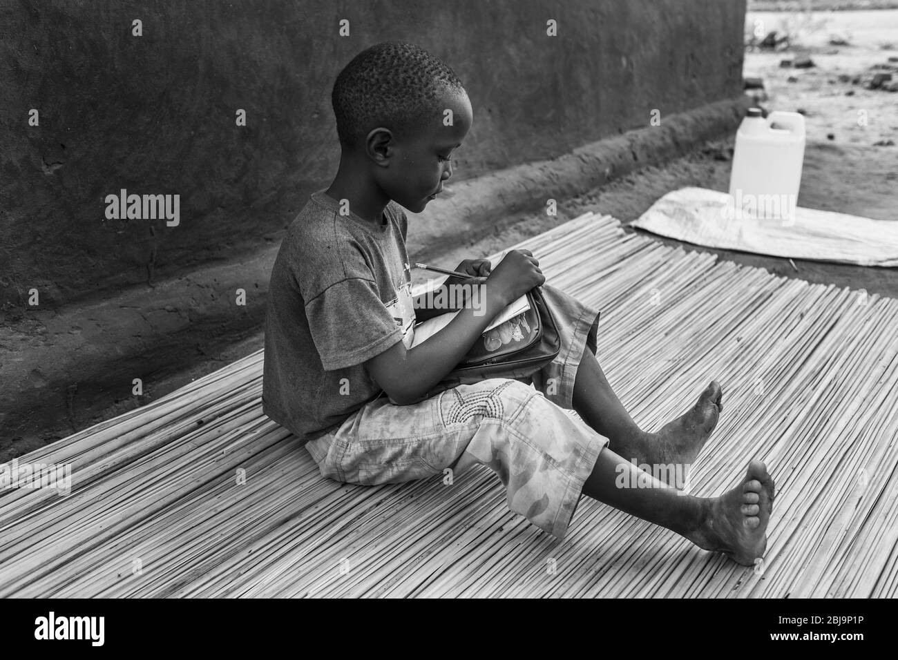 Refugee camp south africa Black and White Stock Photos & Images - Alamy