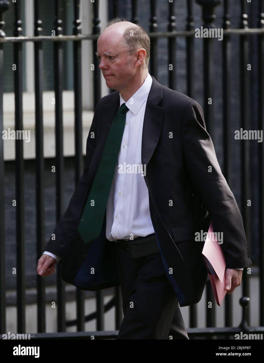 Professor Chris Whitty, the Chief Medical Officer for England, arrives ...
