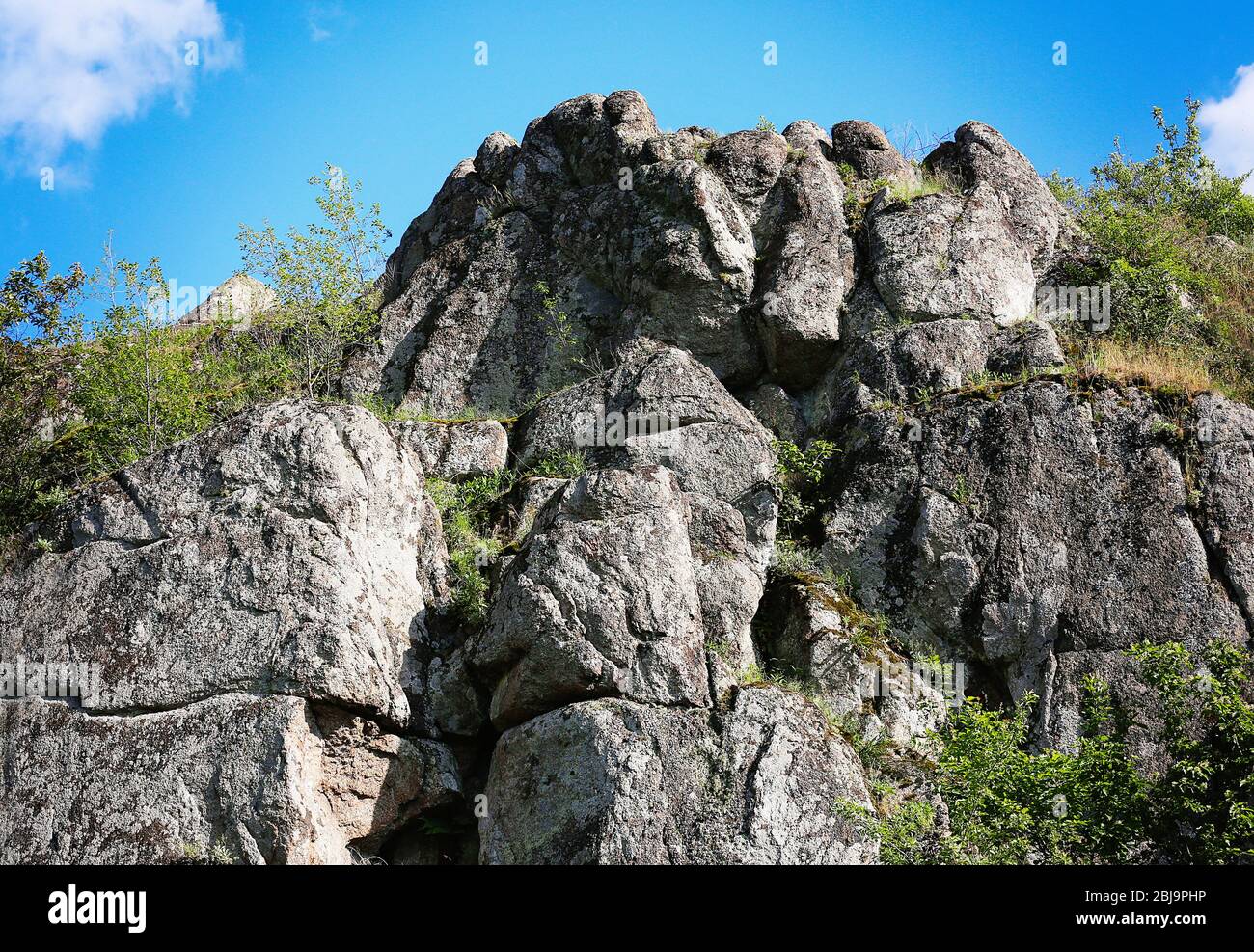 Granite stone hill Stock Photo - Alamy