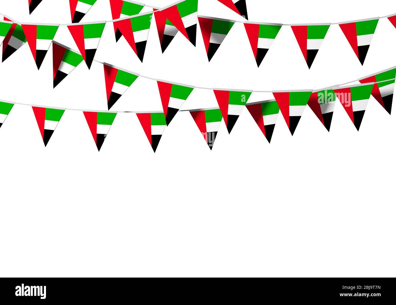 3d uae flag hi-res stock photography and images - Alamy