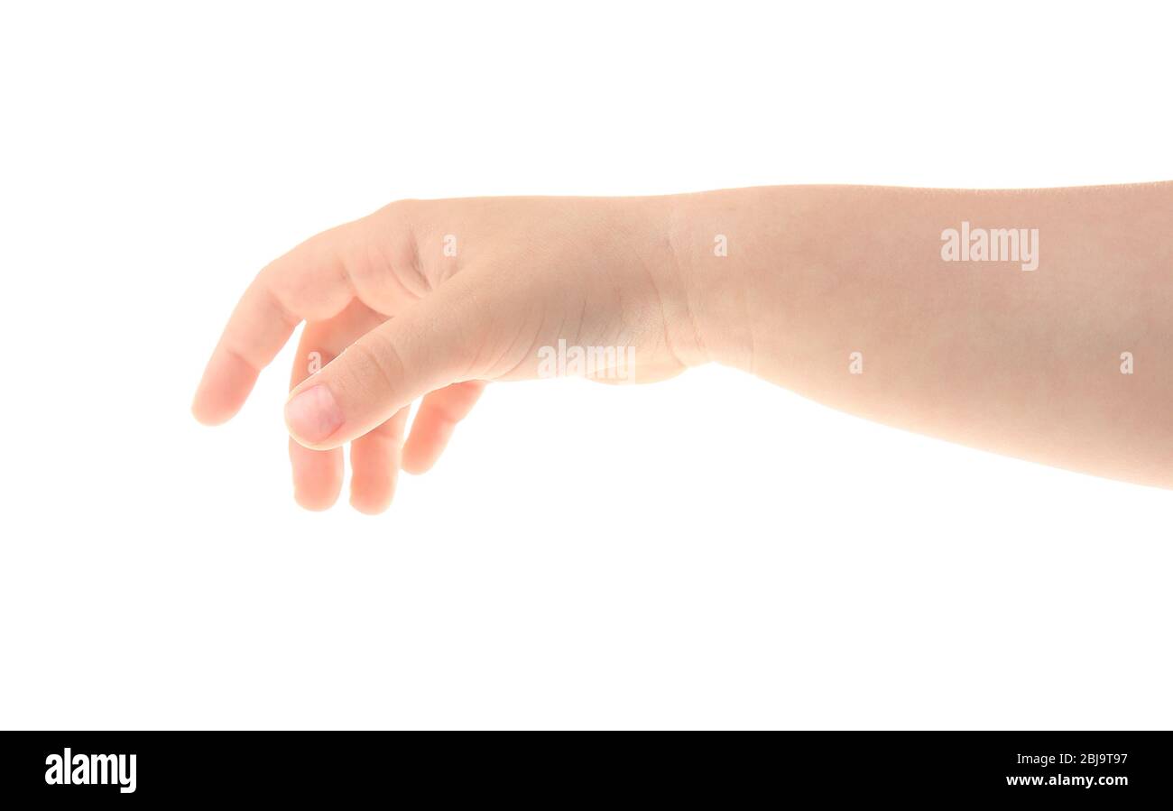 Child's finger pointing isolated hi-res stock photography and images ...