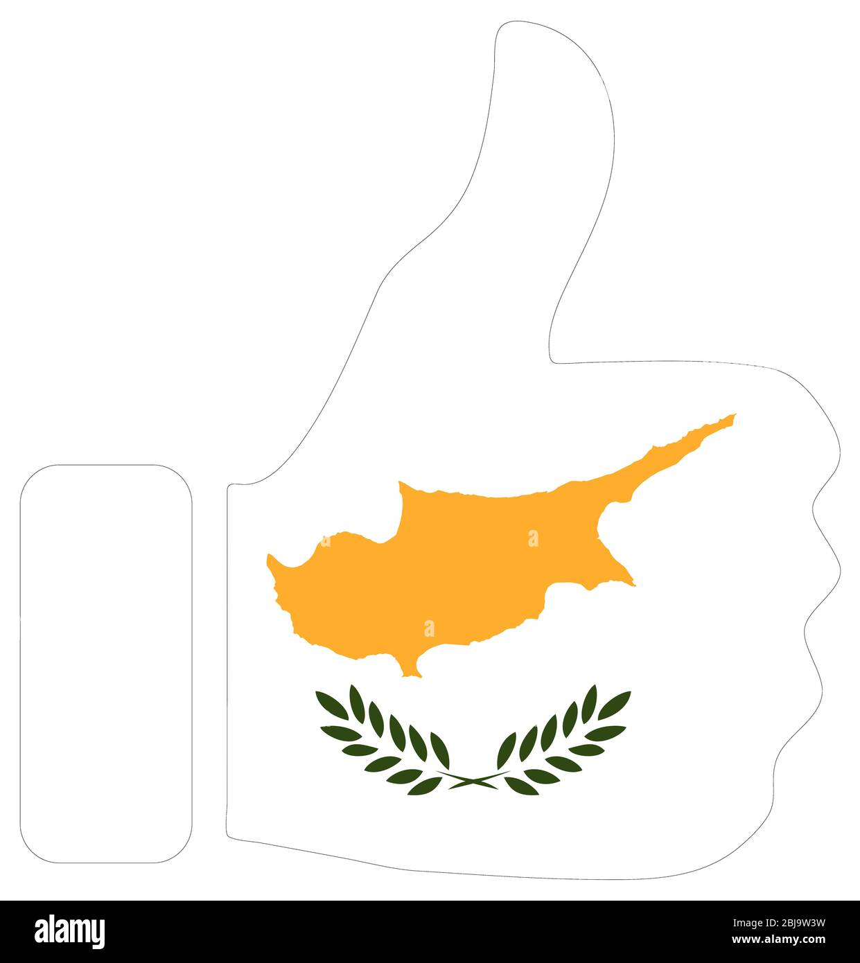 Cyprus map flag cypriot Cut Out Stock Images & Pictures - Alamy