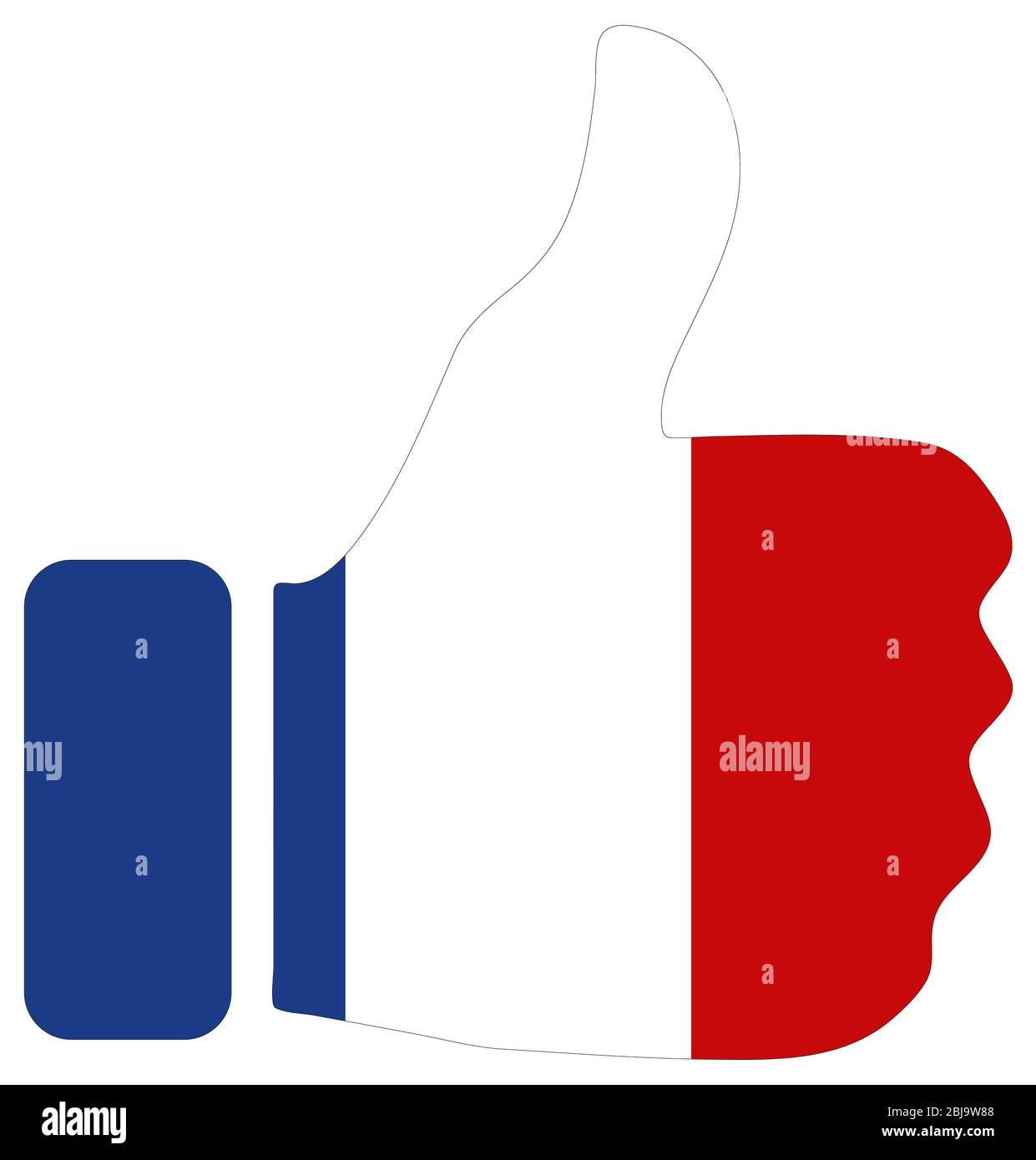 Thumbs up for to france french hi-res stock photography and images - Alamy