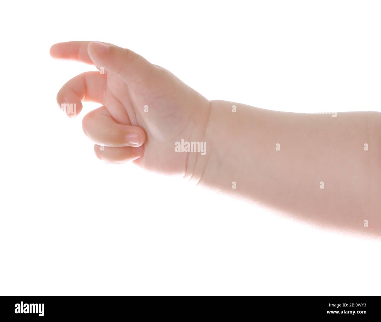 Baby hand, isolated on white Stock Photo - Alamy