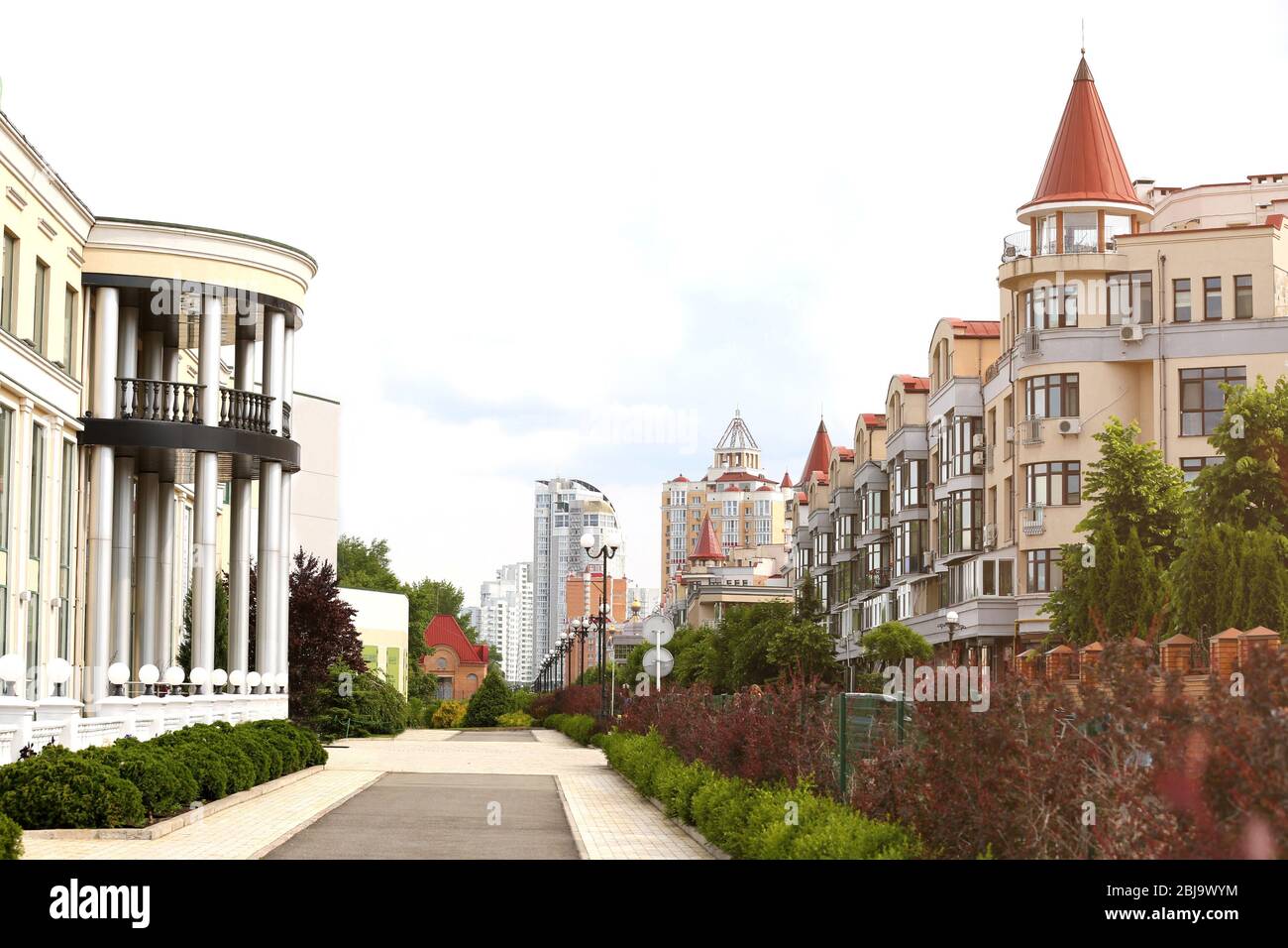 View of megalopolis city Stock Photo - Alamy