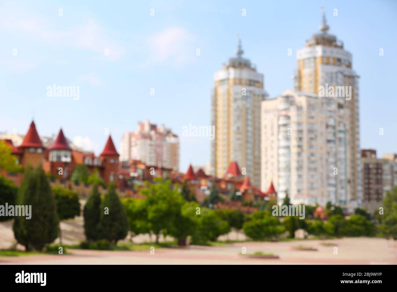 View of megalopolis city Stock Photo - Alamy