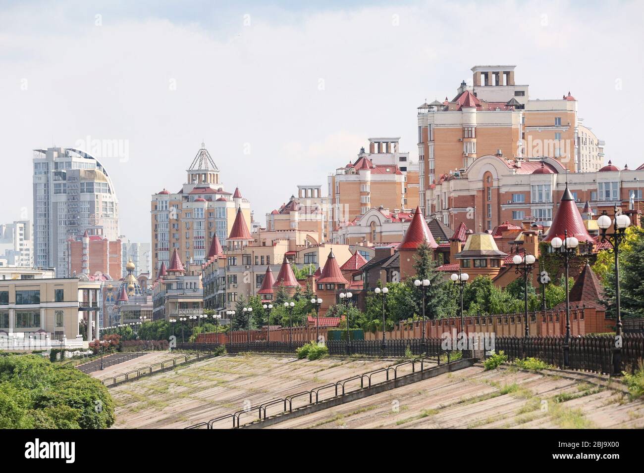 View of megalopolis city Stock Photo - Alamy
