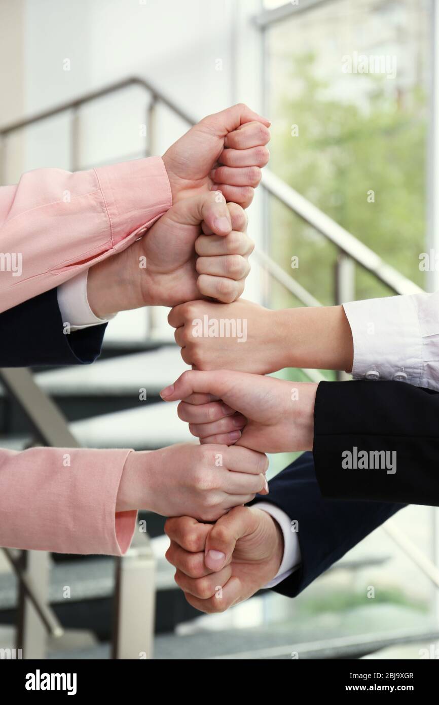 Business people hands. Teamwork concept Stock Photo - Alamy