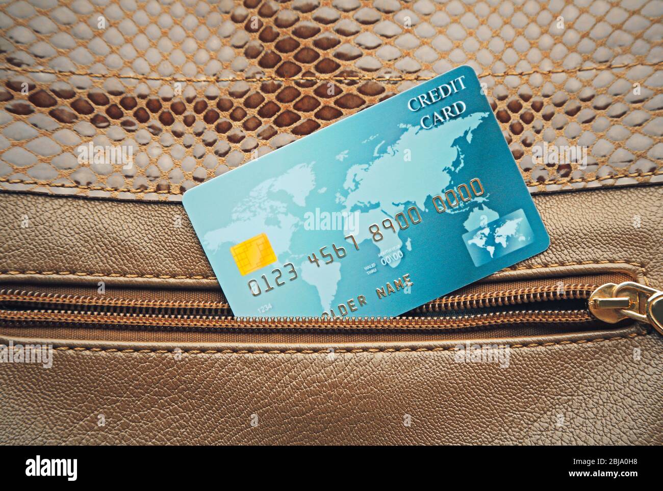 Credit card in pocket Stock Photo - Alamy