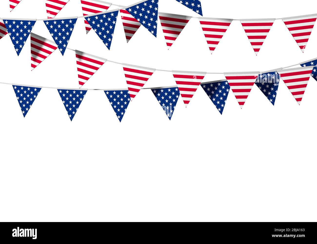 Stars And Stripes Banner Clip Art
