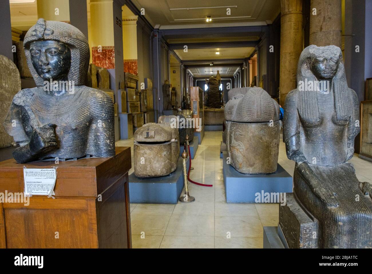 Cairo / Egypt - May 25, 2019: Interior of the Museum of Egyptian ...