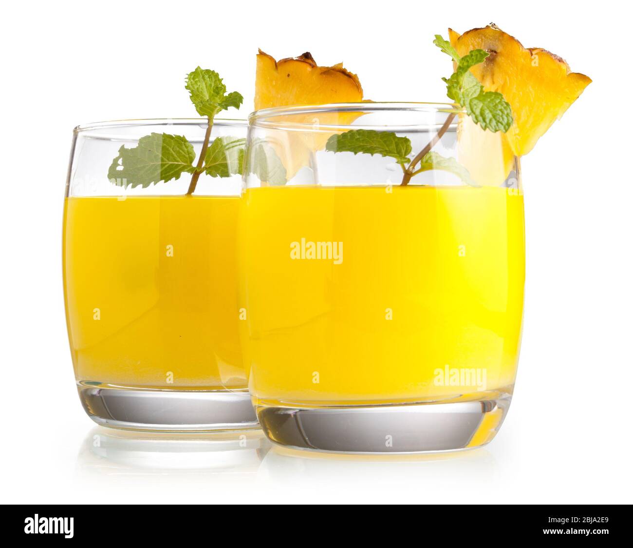welcome drink orange juice isolated on white background Stock Photo - Alamy