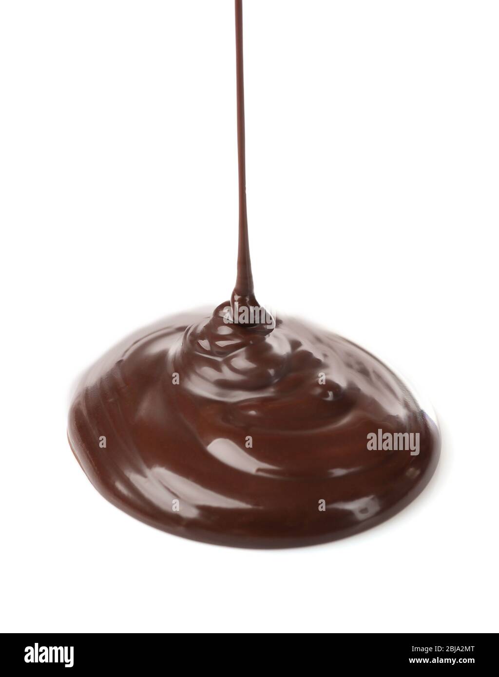 Melted chocolate isolated Cut Out Stock Images & Pictures - Alamy