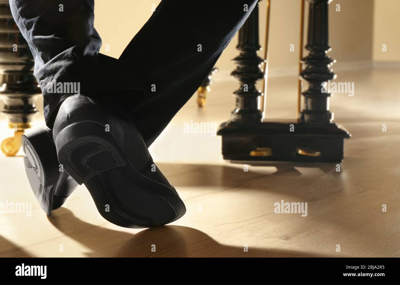 Man feet while playing piano Stock Photo - Alamy