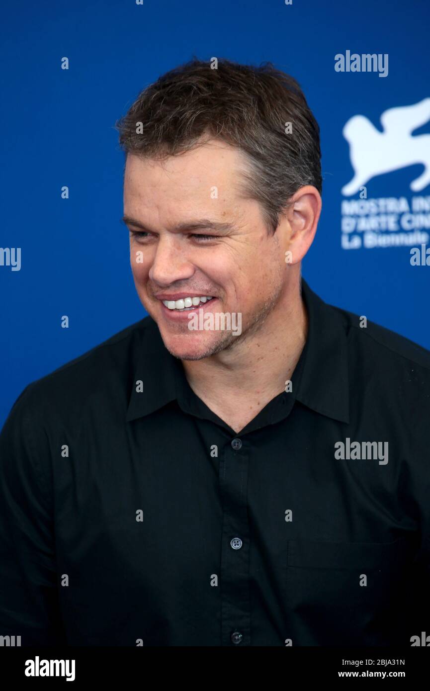 Venice, Italy. 30 August, 2017. Matt Damon attend the 'Downsizing ...