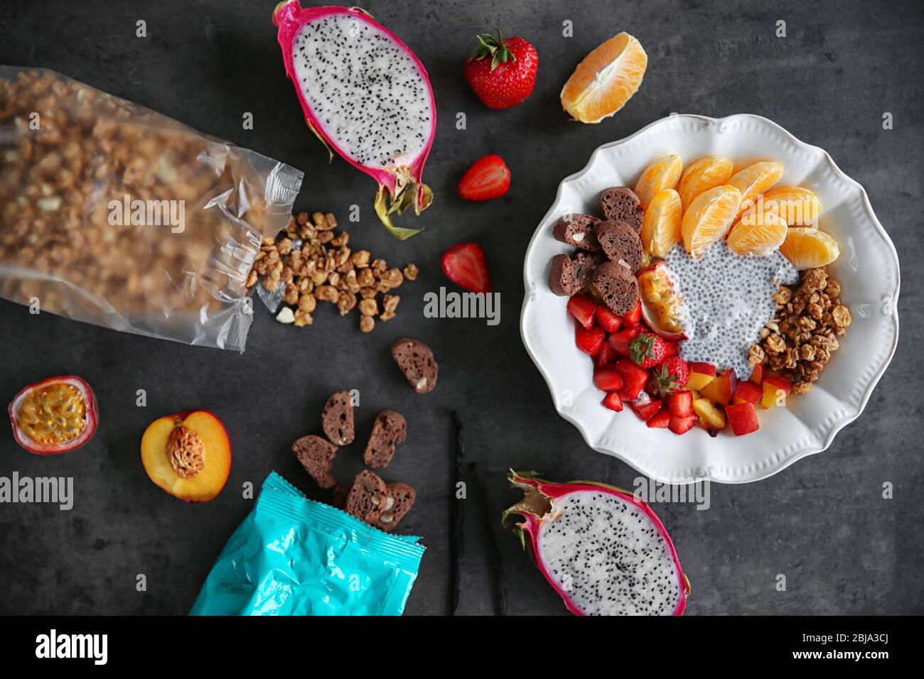 Chai seeds breakfast hi-res stock photography and images - Alamy
