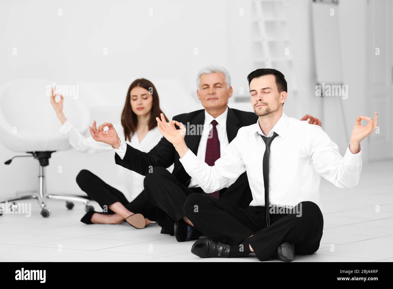 Manager relaxing in office team hi-res stock photography and images - Alamy