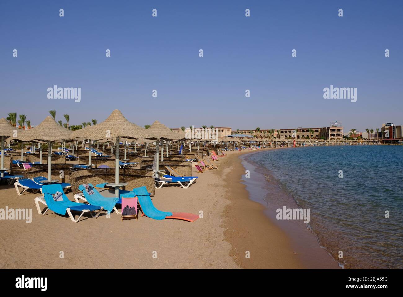 Hurghada / Egypt - May 2019: Hurghada, popular beach resort town along ...