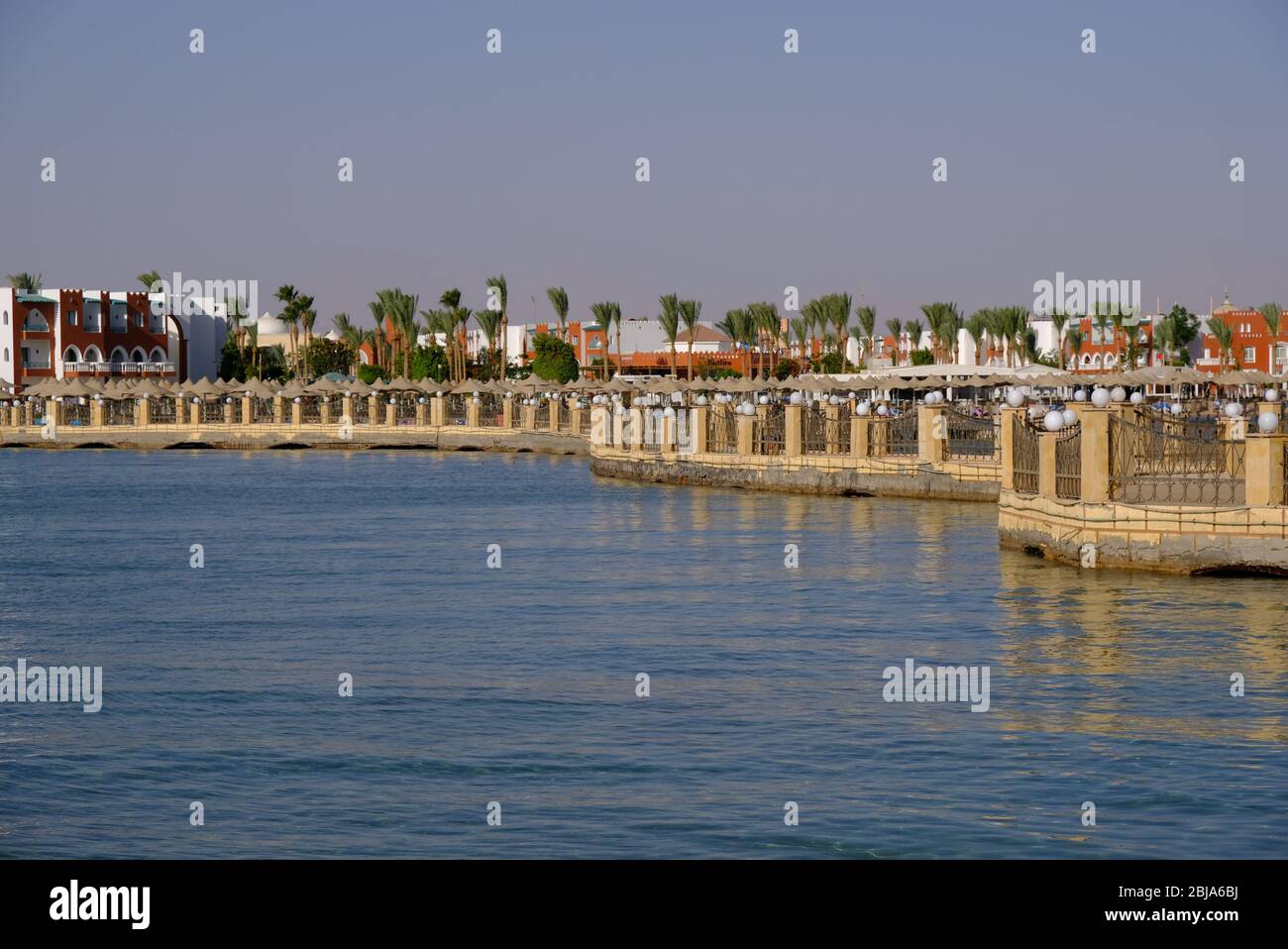 Hurghada / Egypt - May 2019: Hurghada, popular beach resort town along ...