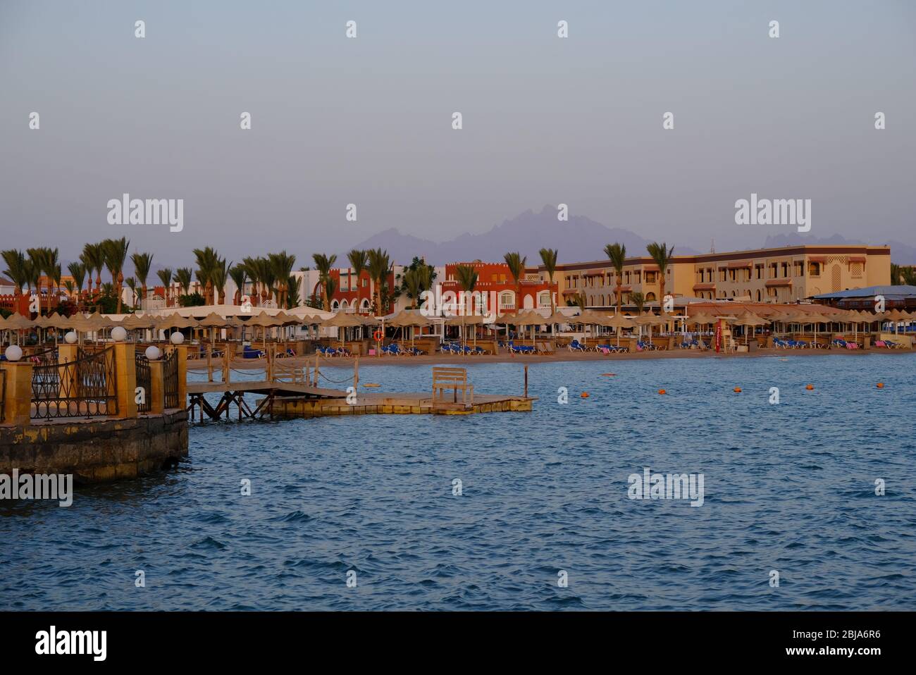 Hurghada / Egypt - May 2019: Hurghada, popular beach resort town along ...