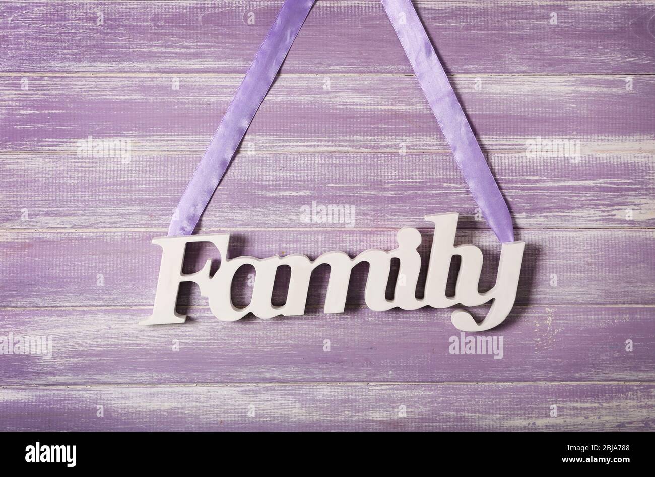 Word Family on color background Stock Photo - Alamy