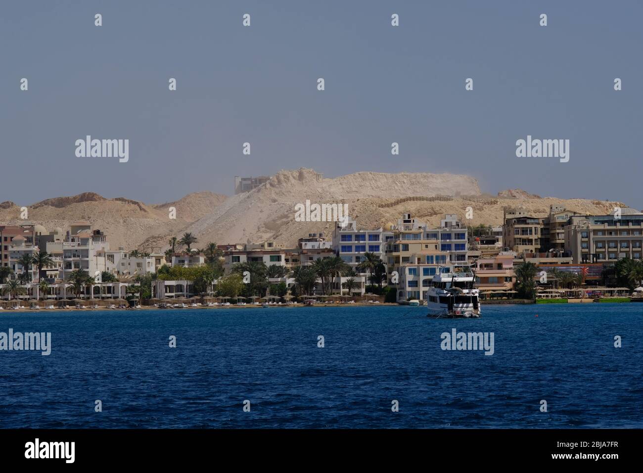 Hurghada / Egypt - May, 2019: Hurghada, popular beach resort town along ...