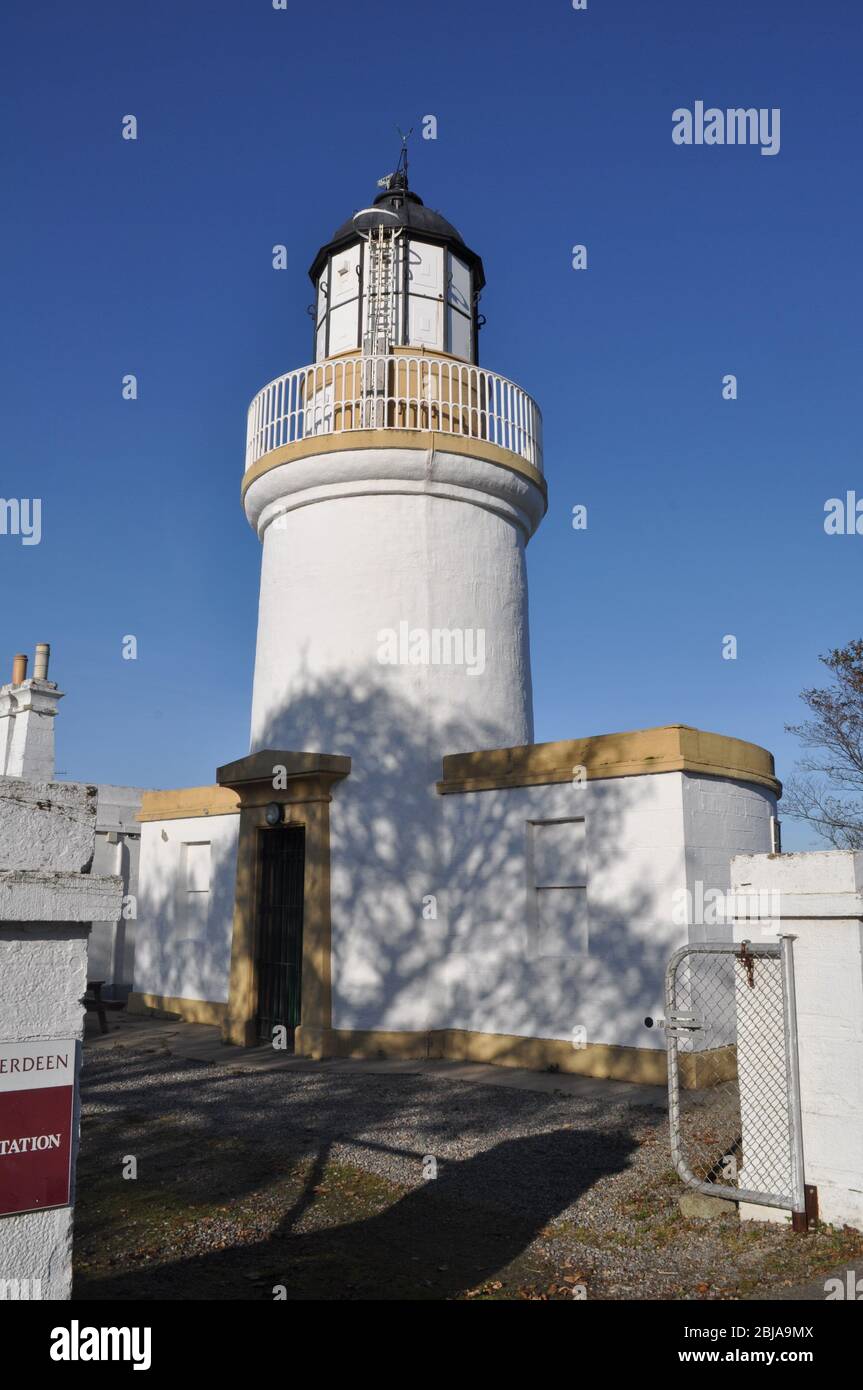 Cromarty Lighthouse in Scotland was designed by Robert Louis Stevenson ...