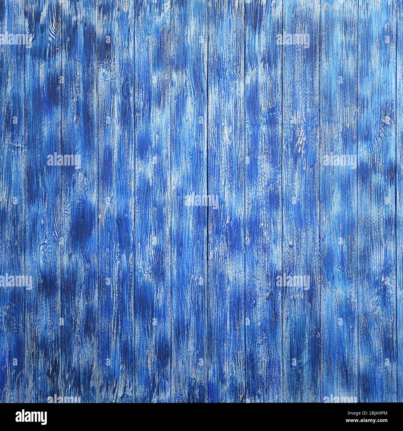 Blue aged wooden planks texture background Stock Photo - Alamy