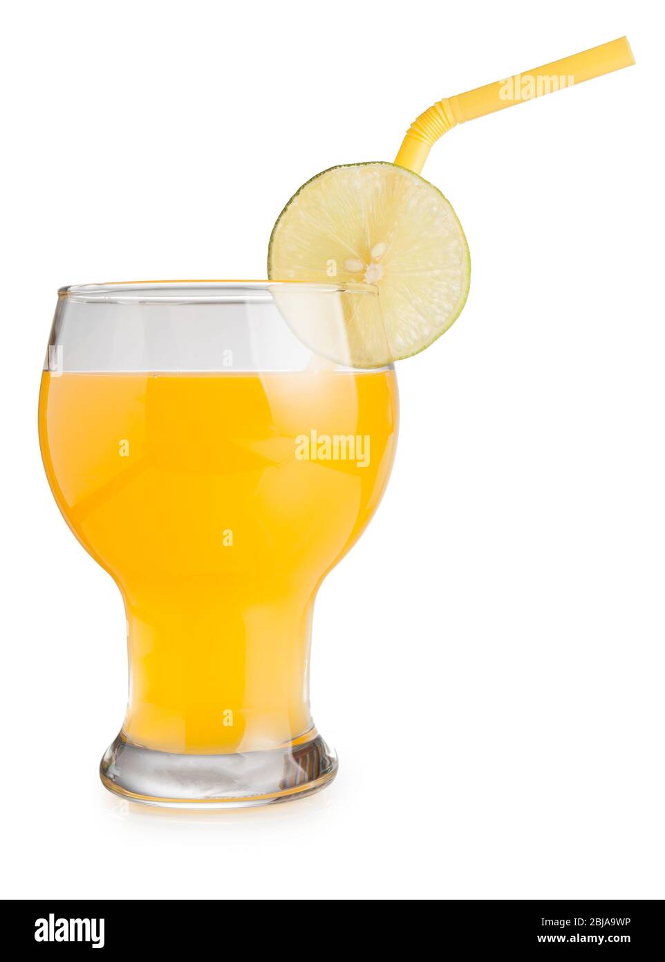 welcome drink orange juice isolated on white background Stock Photo - Alamy