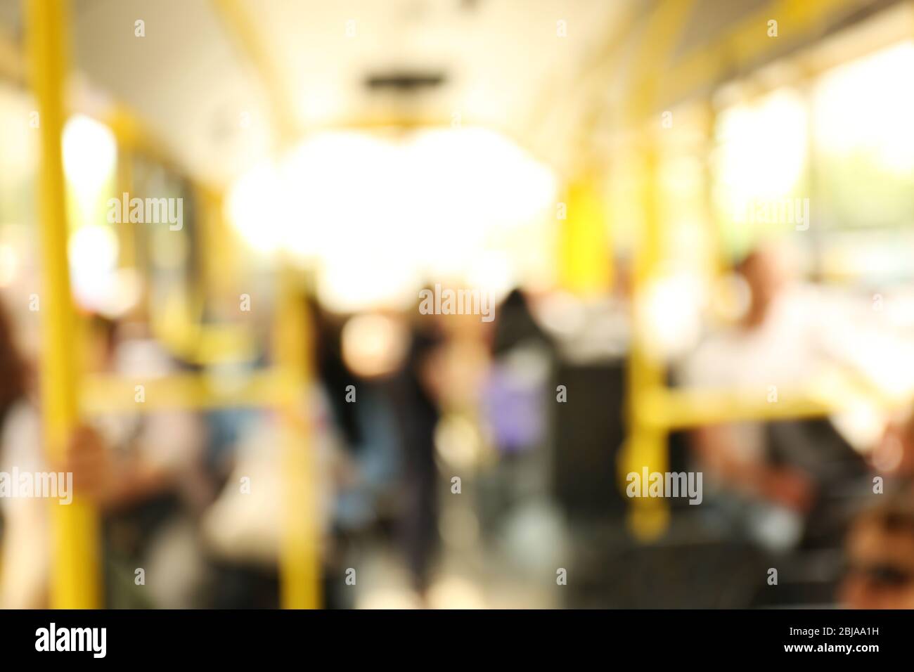 Metro bus crowded interior hi-res stock photography and images - Alamy