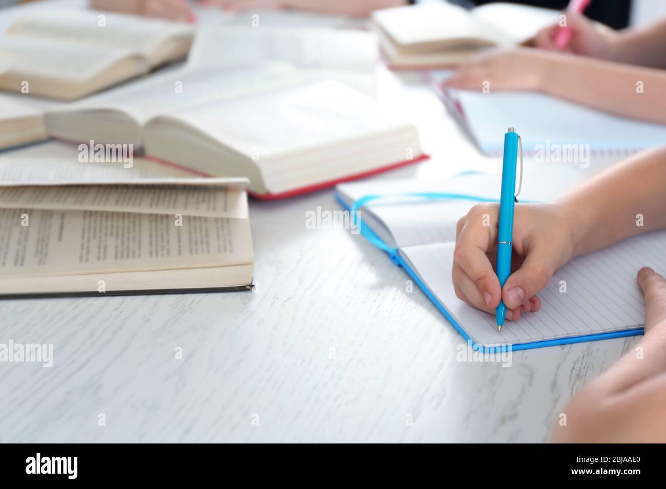 Homework closeup hi-res stock photography and images - Alamy