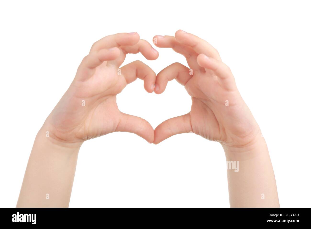 Child hands isolated on white Stock Photo - Alamy