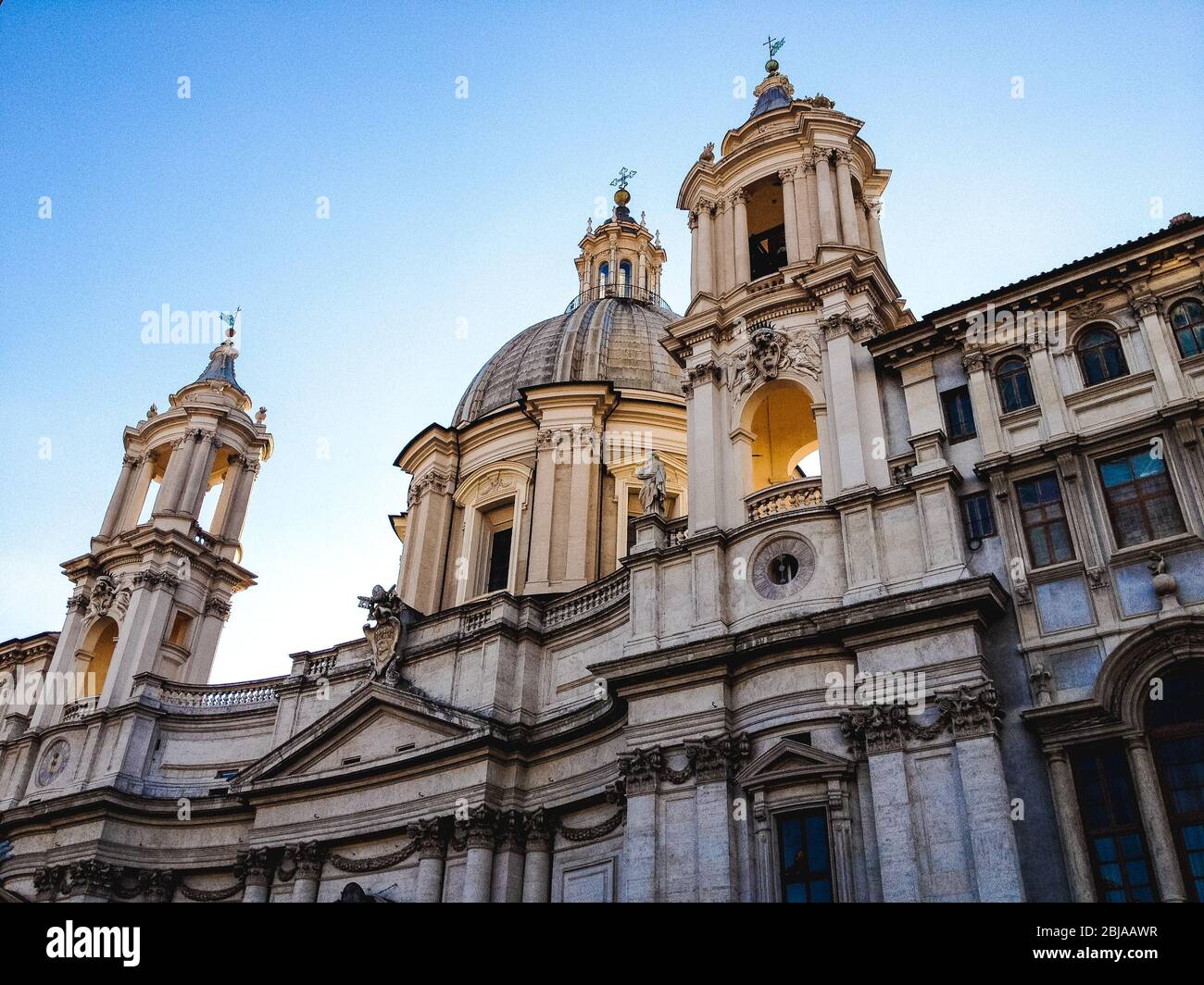Rich historical architecture in Rome in Italy Stock Photo - Alamy