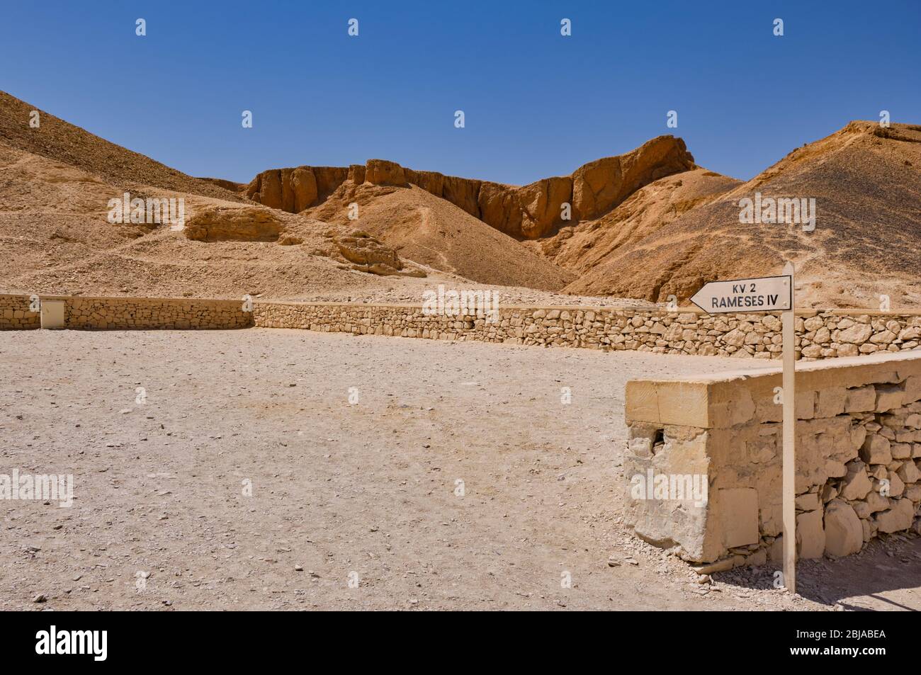 Valley of the Kings, Luxor / Egypt - May 23, 2019: Entrance to the Tomb ...