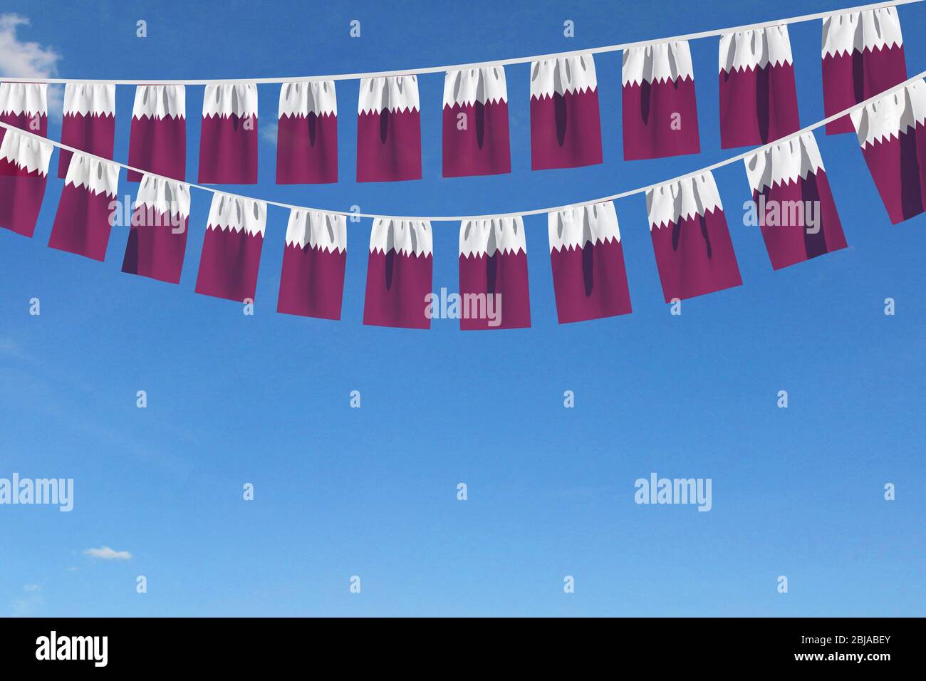 Many qatari flags hi-res stock photography and images - Alamy