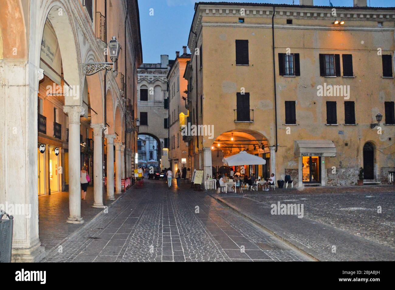 A street in the city of Mantua, Italy Stock Photo - Alamy