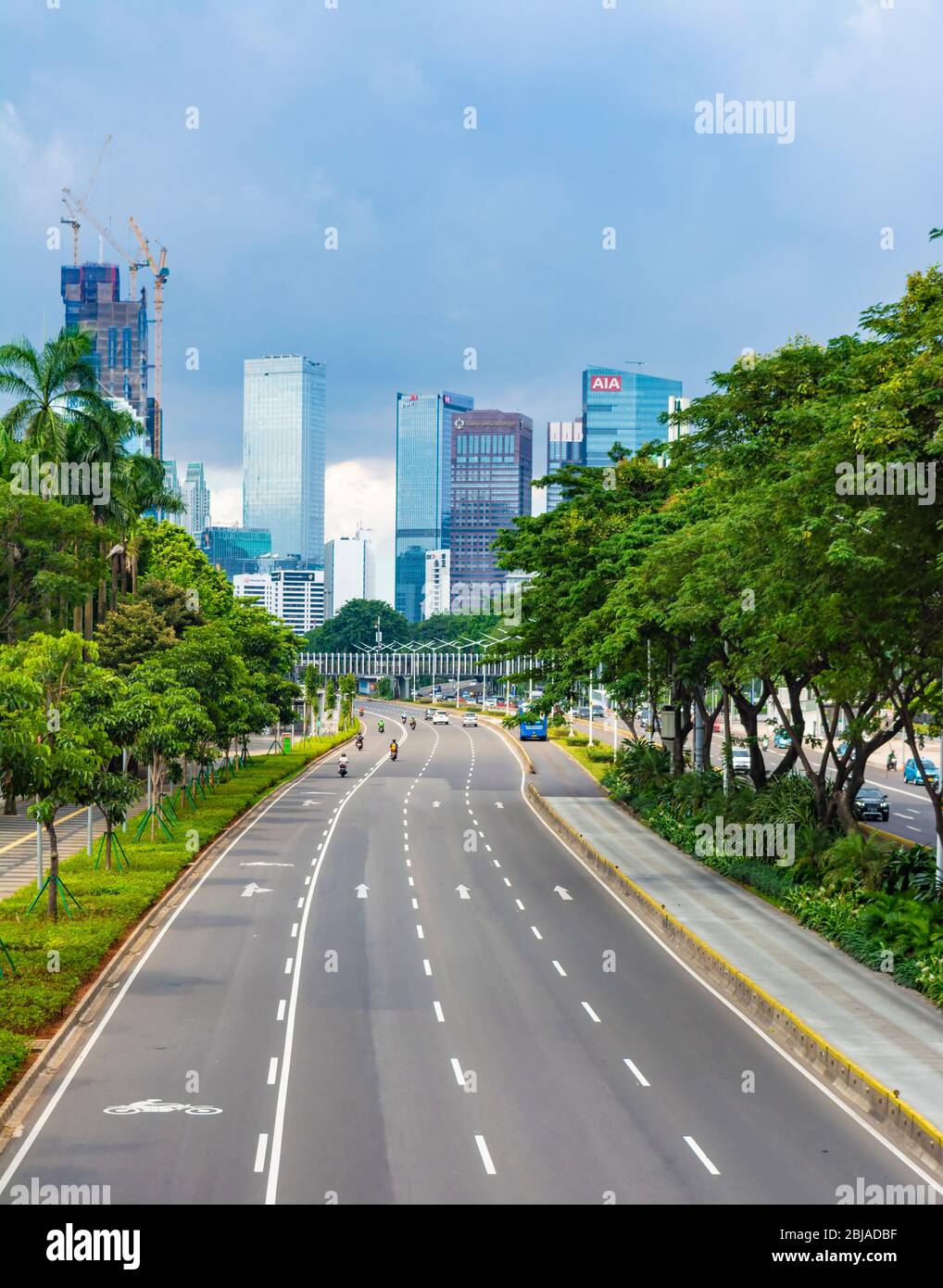 Sudirman street hi-res stock photography and images - Alamy