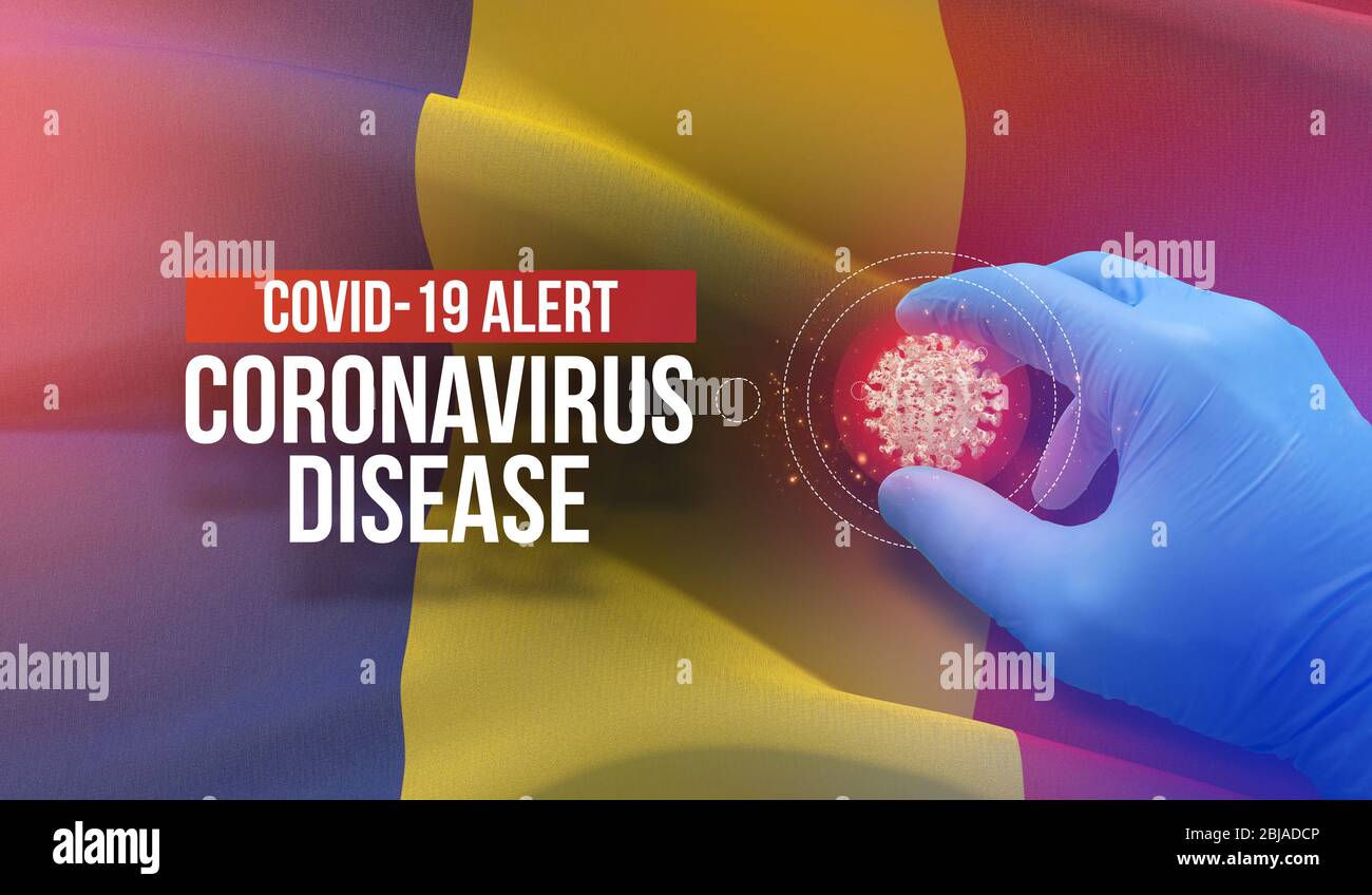 COVID-19 alert, coronavirus disease - letter typography text. Medical ...