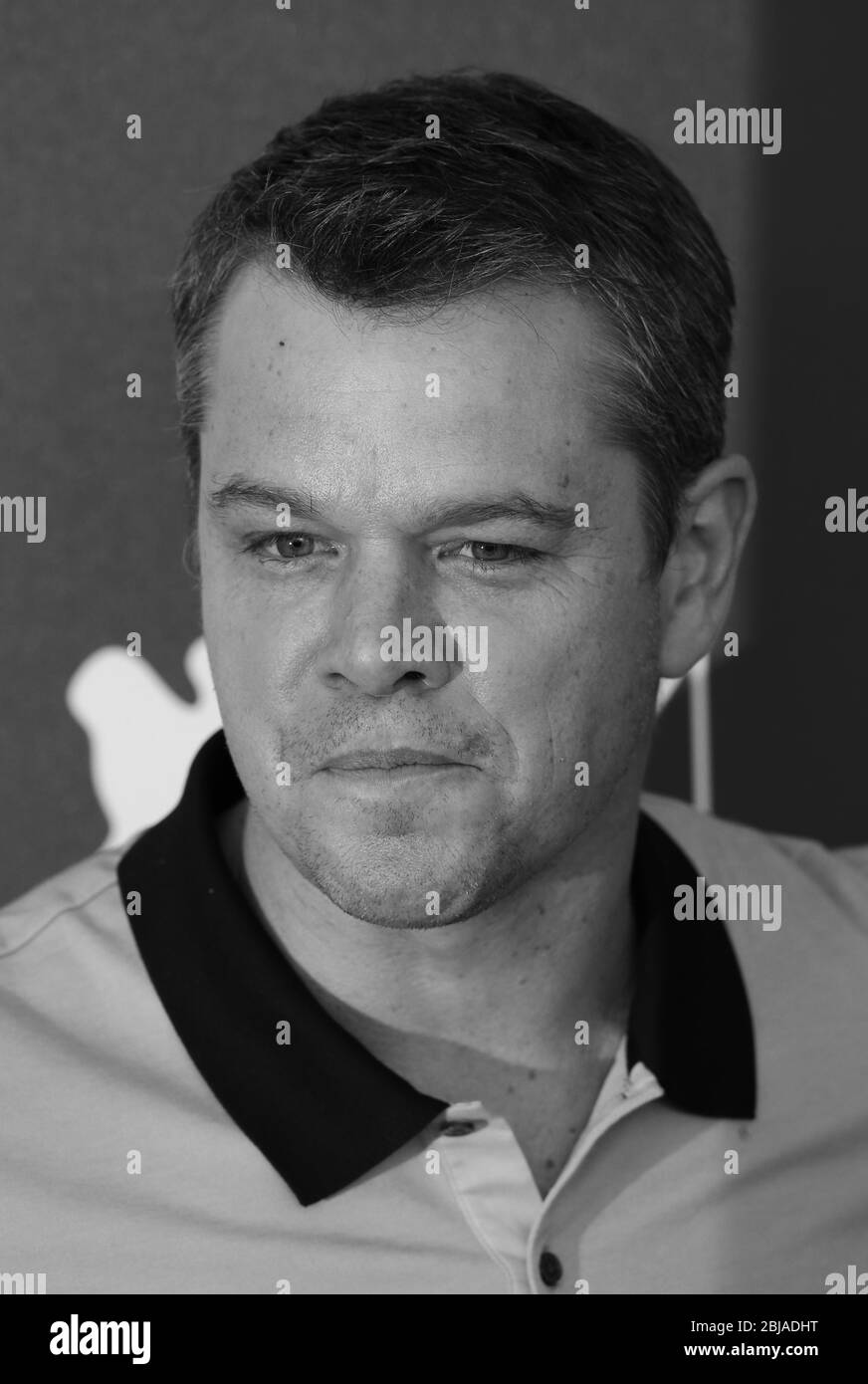 Actors matt damon Black and White Stock Photos & Images - Alamy