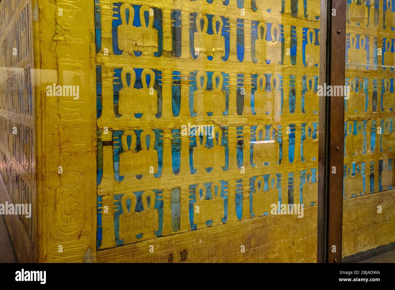 Cairo / Egypt - May 25th 2019: The outer golden shrine of famous ...