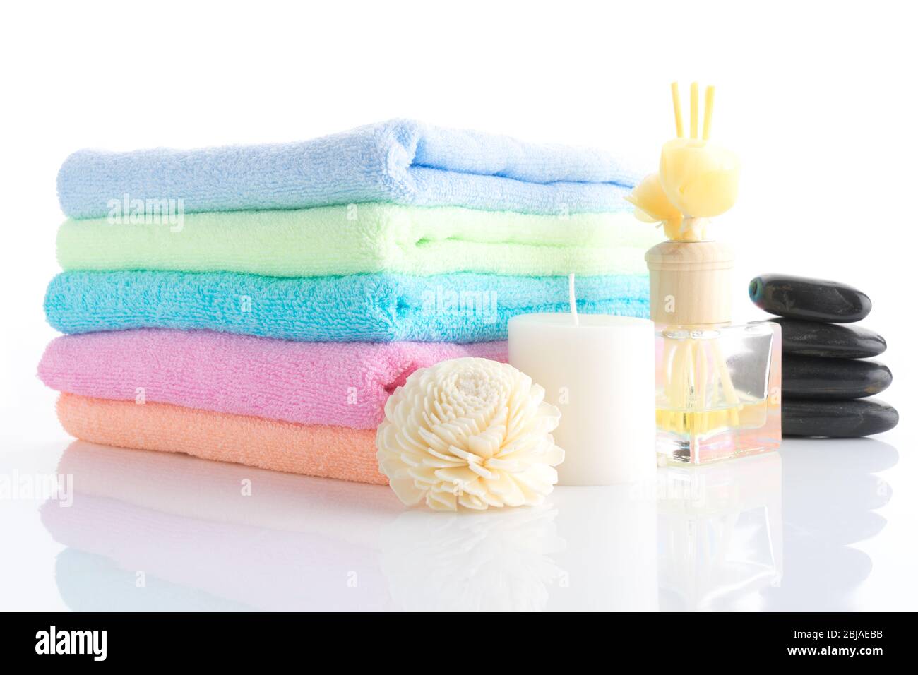 spa object on white background banner lots of copy space Stock Photo ...