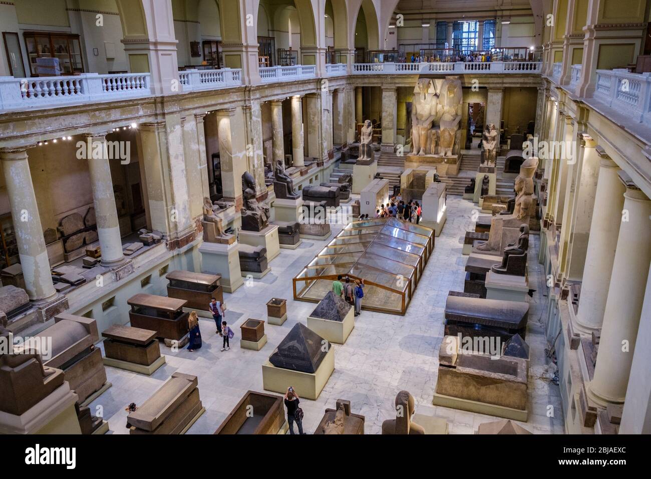 Cairo / Egypt - May 25, 2019: Interior of the Museum of Egyptian ...