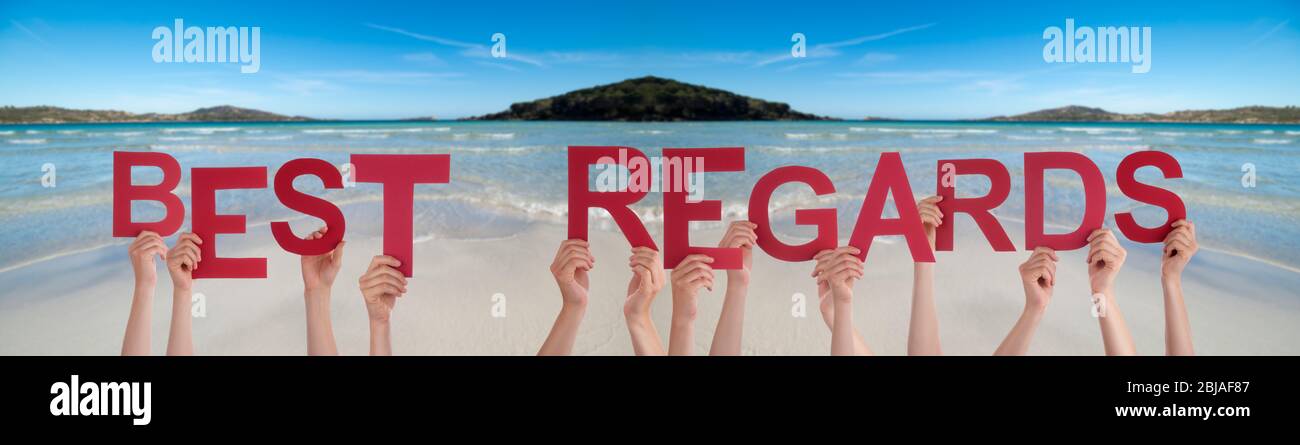 Best regards sign hi-res stock photography and images - Alamy