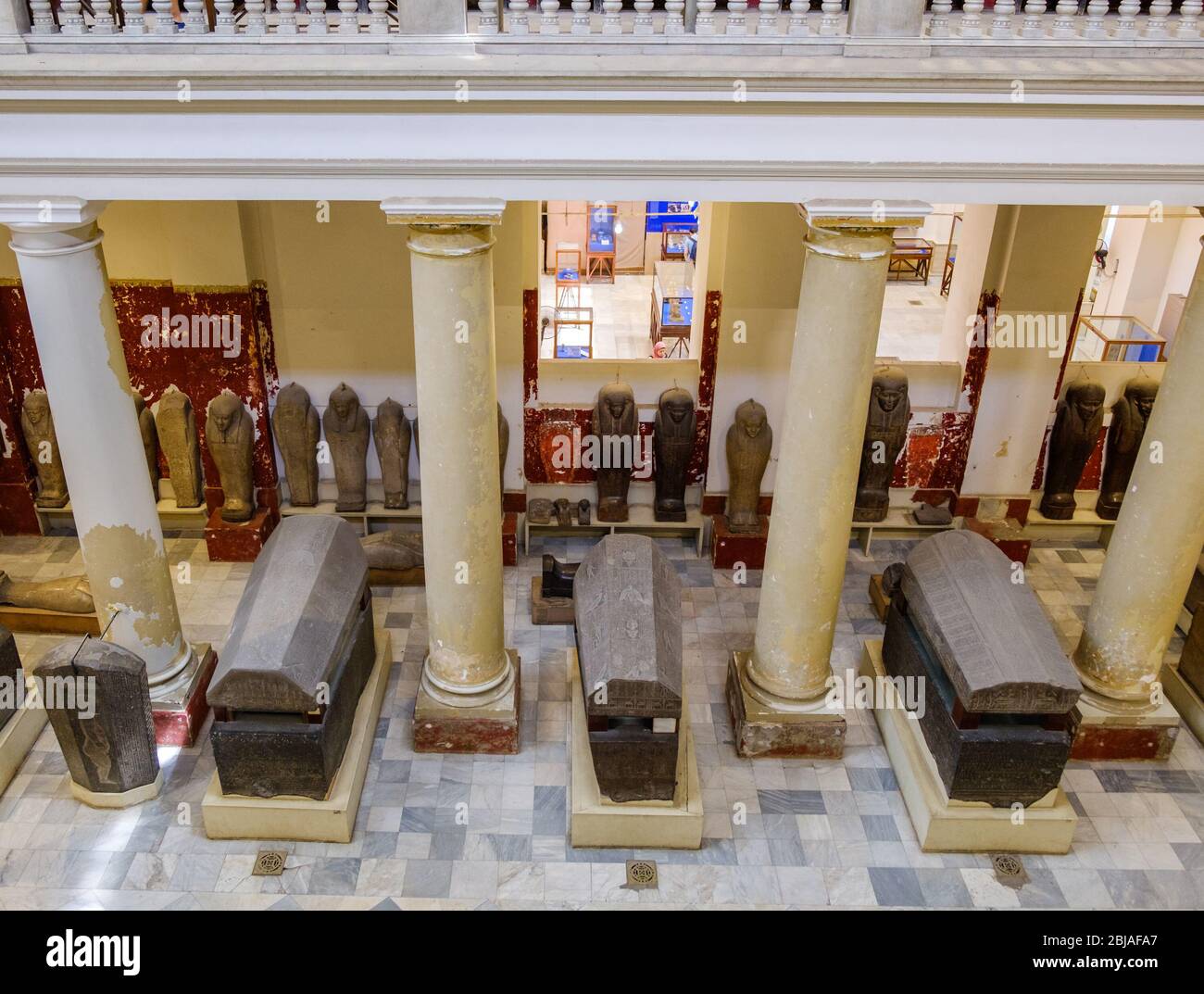 Cairo / Egypt - May 25, 2019: Interior of the Museum of Egyptian ...
