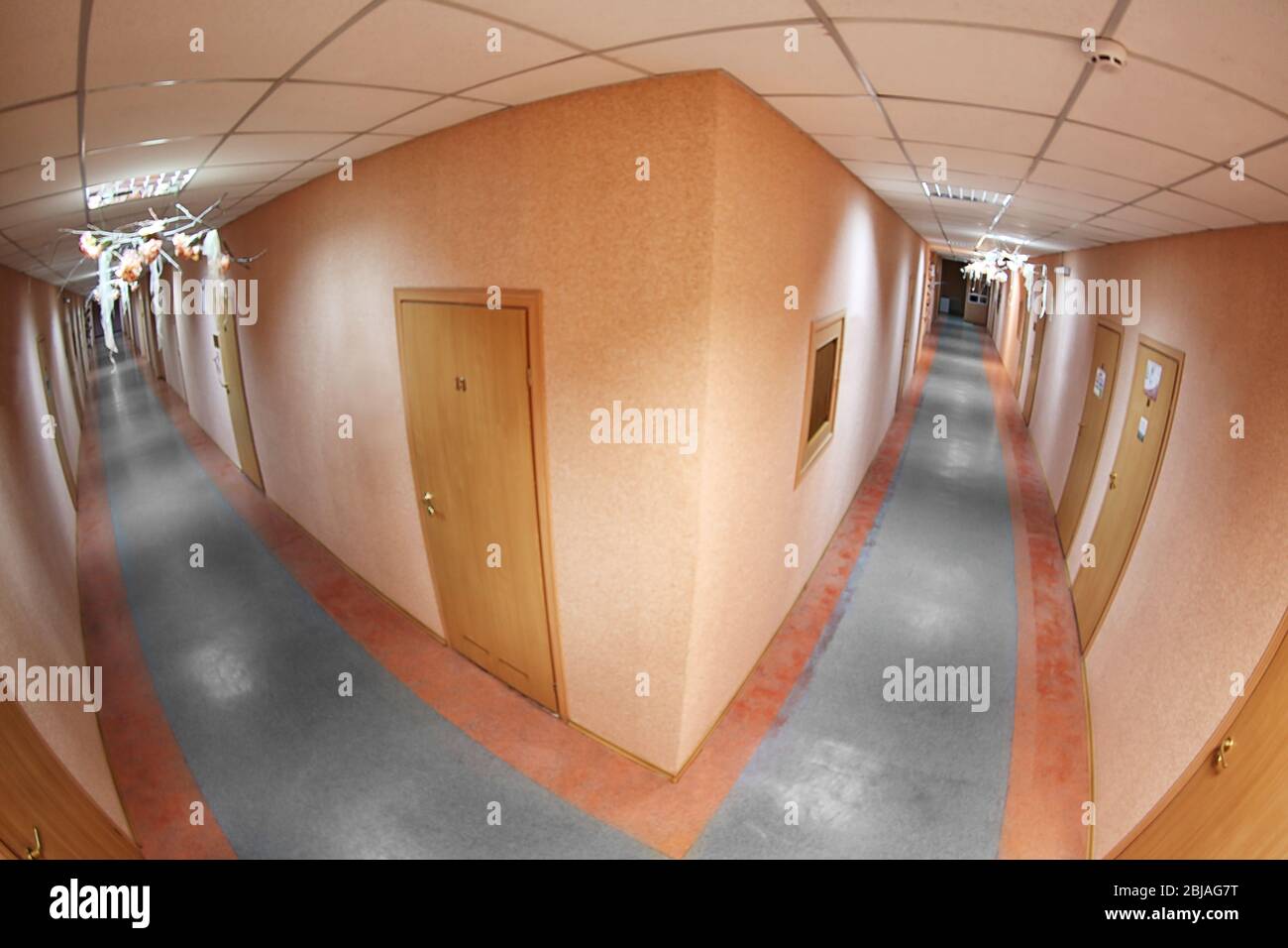 Corridor, top view Stock Photo - Alamy
