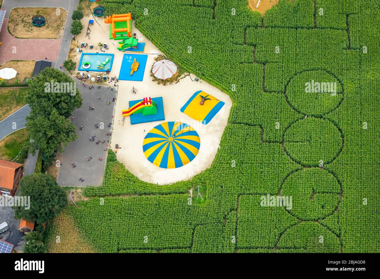 Maize maze 2019 hi-res stock photography and images - Alamy