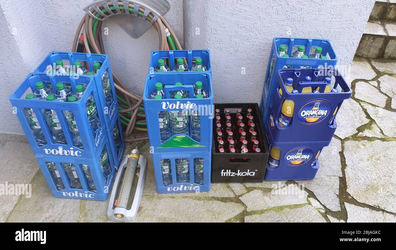 beverage crates, Germany Stock Photo - Alamy