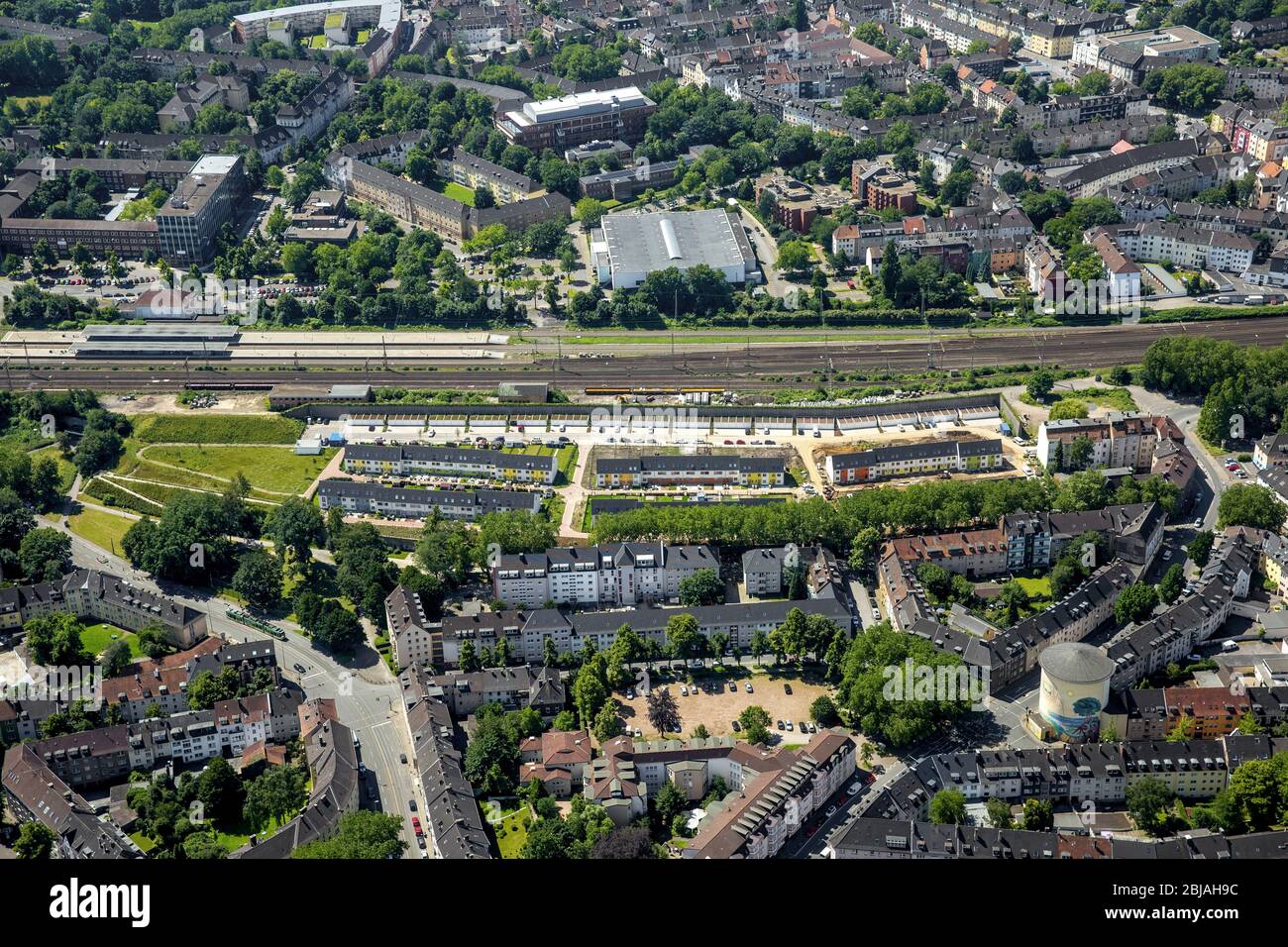 , Residential area of a multi-family house settlement an der ...